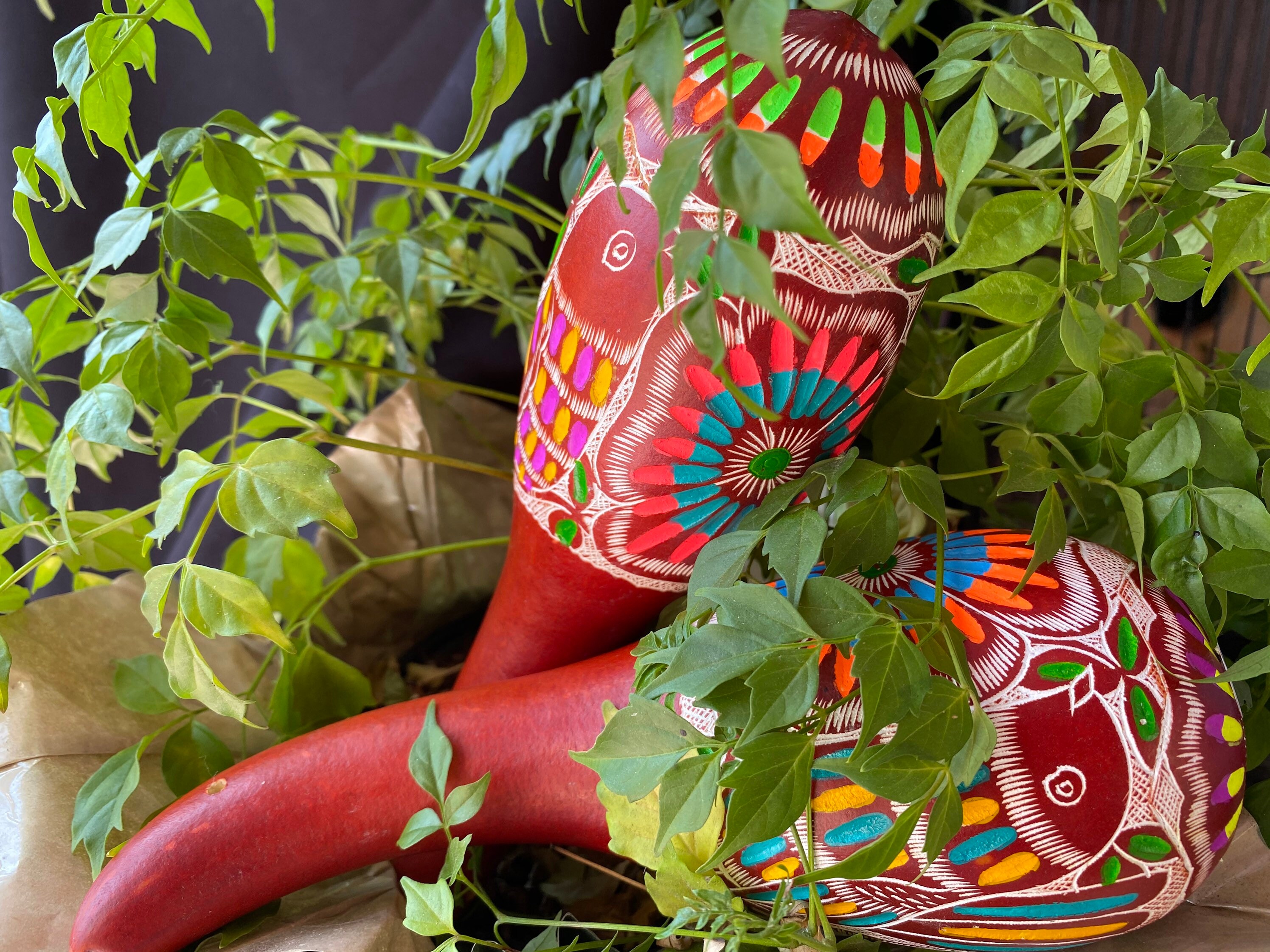 Peruvian Carved Gourd Rattle/healing/shamanic/sound | Etsy