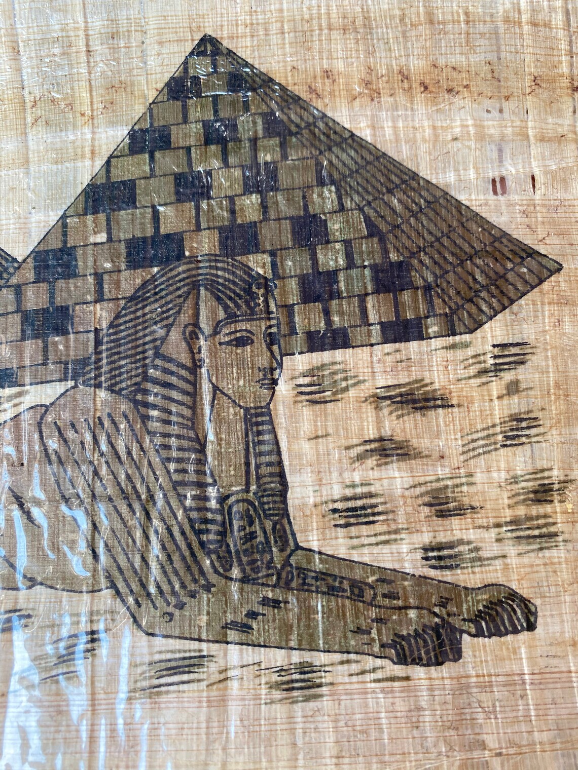 Sphinx Papyrus Egyptian art/cultural art/ancient art/ancient | Etsy