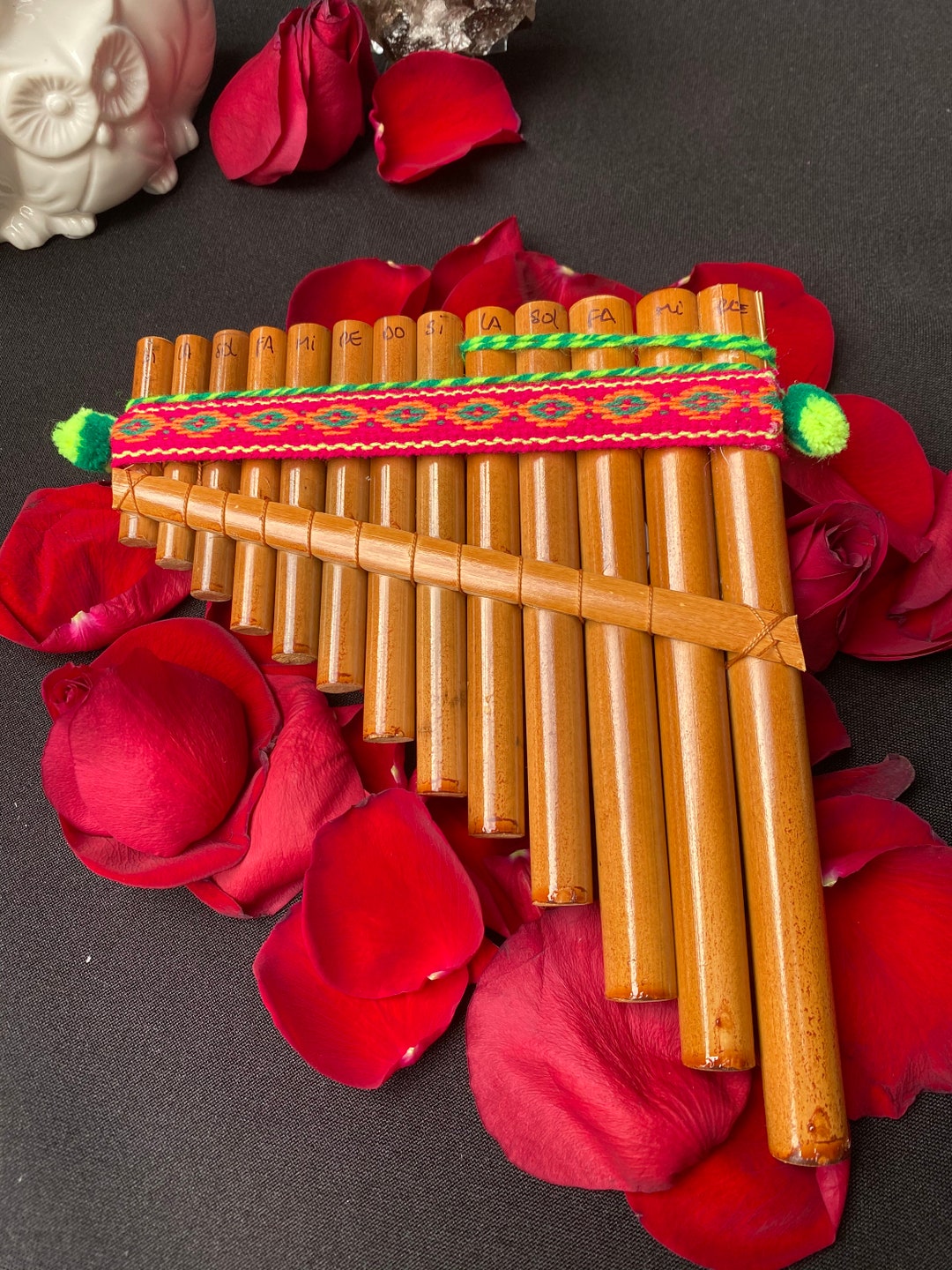 Handmade Bamboo Pan Flute: Peruvian Andean Musical Instrument - Etsy