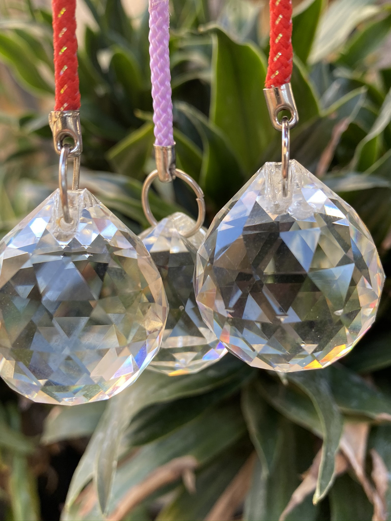 Faceted crystal balls/rainbow maker/chandelier prism/home | Etsy