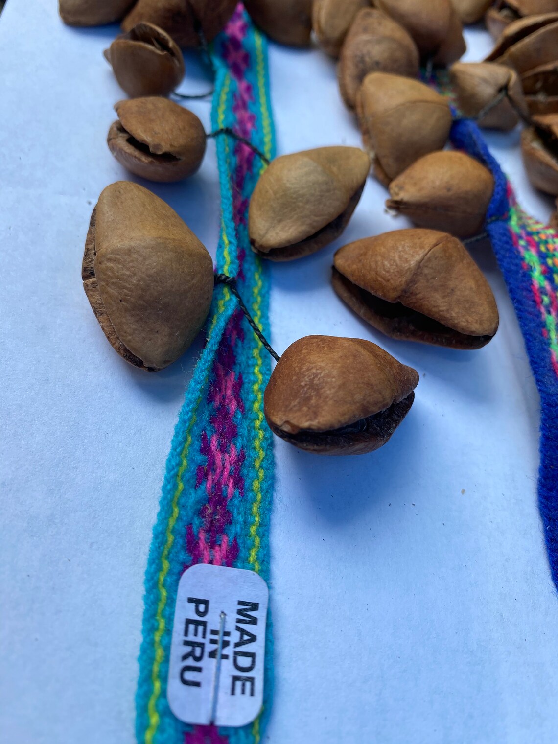 Cacho Seed Rattle Bracelet-anklet/peruvian Seeds/ceremonial/ - Etsy Finland