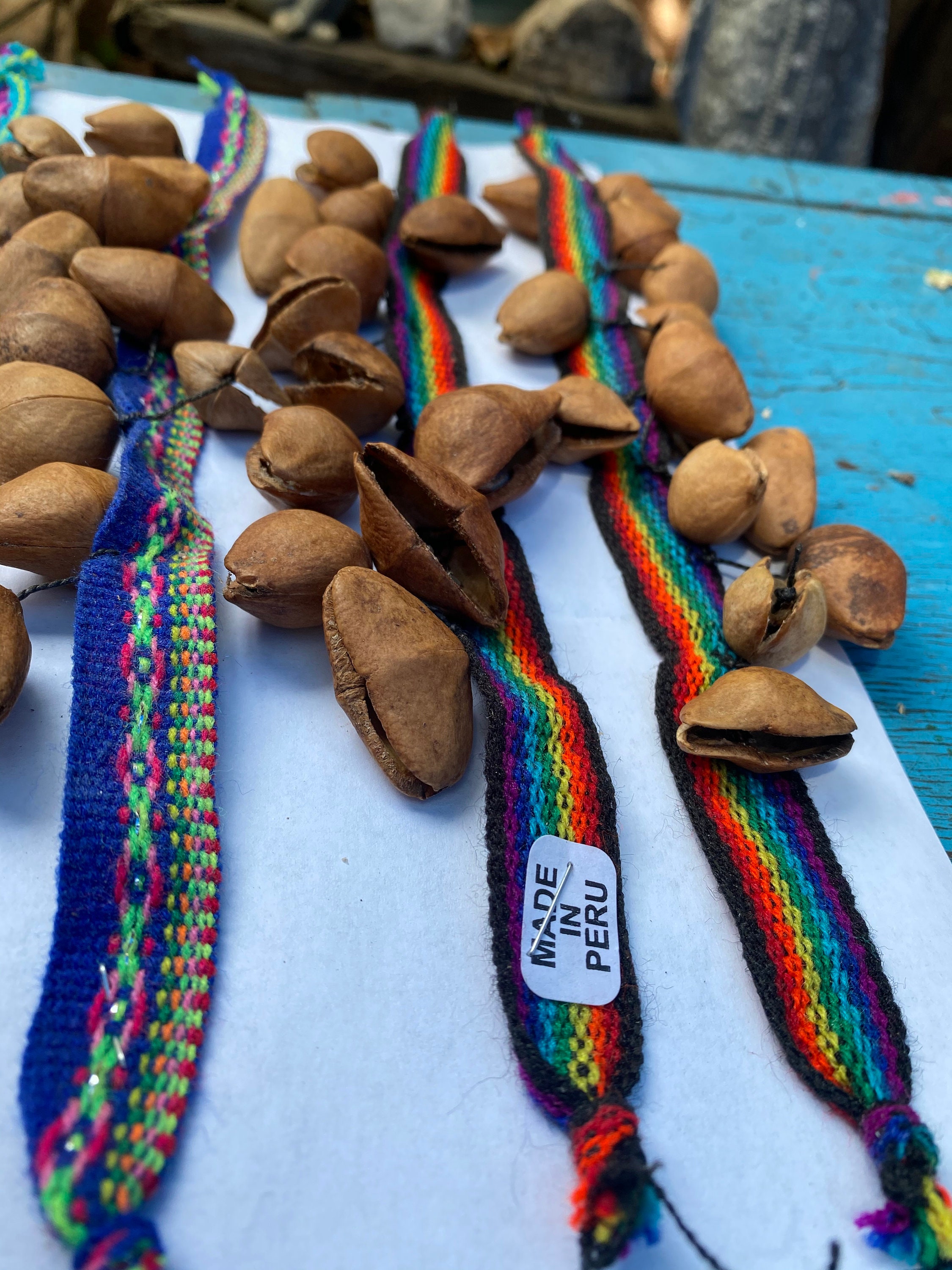 Cacho Seed Rattle Bracelet-anklet/peruvian Seeds/ceremonial/ - Etsy Finland