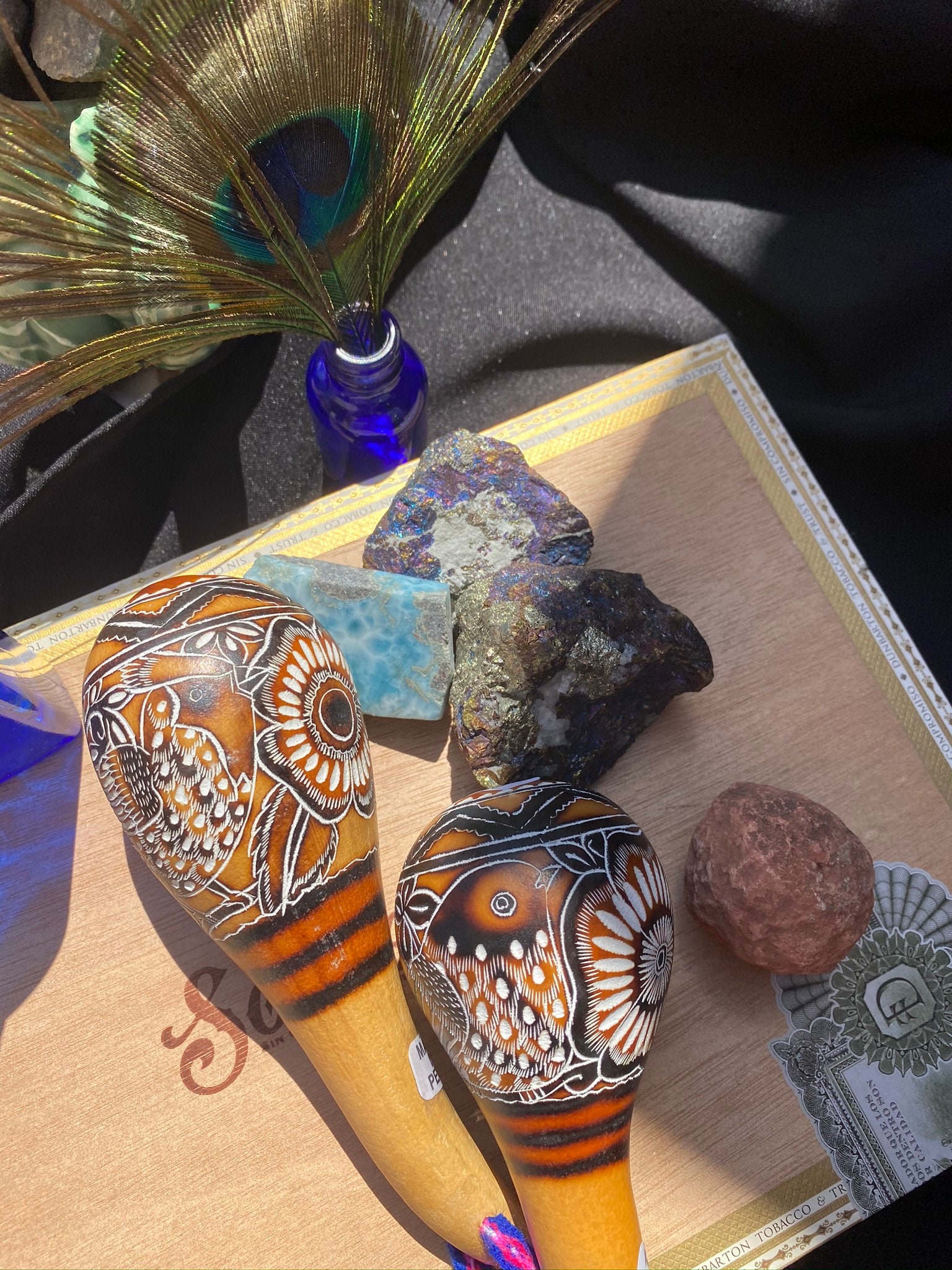 Peruvian Carved Gourd Rattle, Shamanic Healing Sound Instrument - Etsy