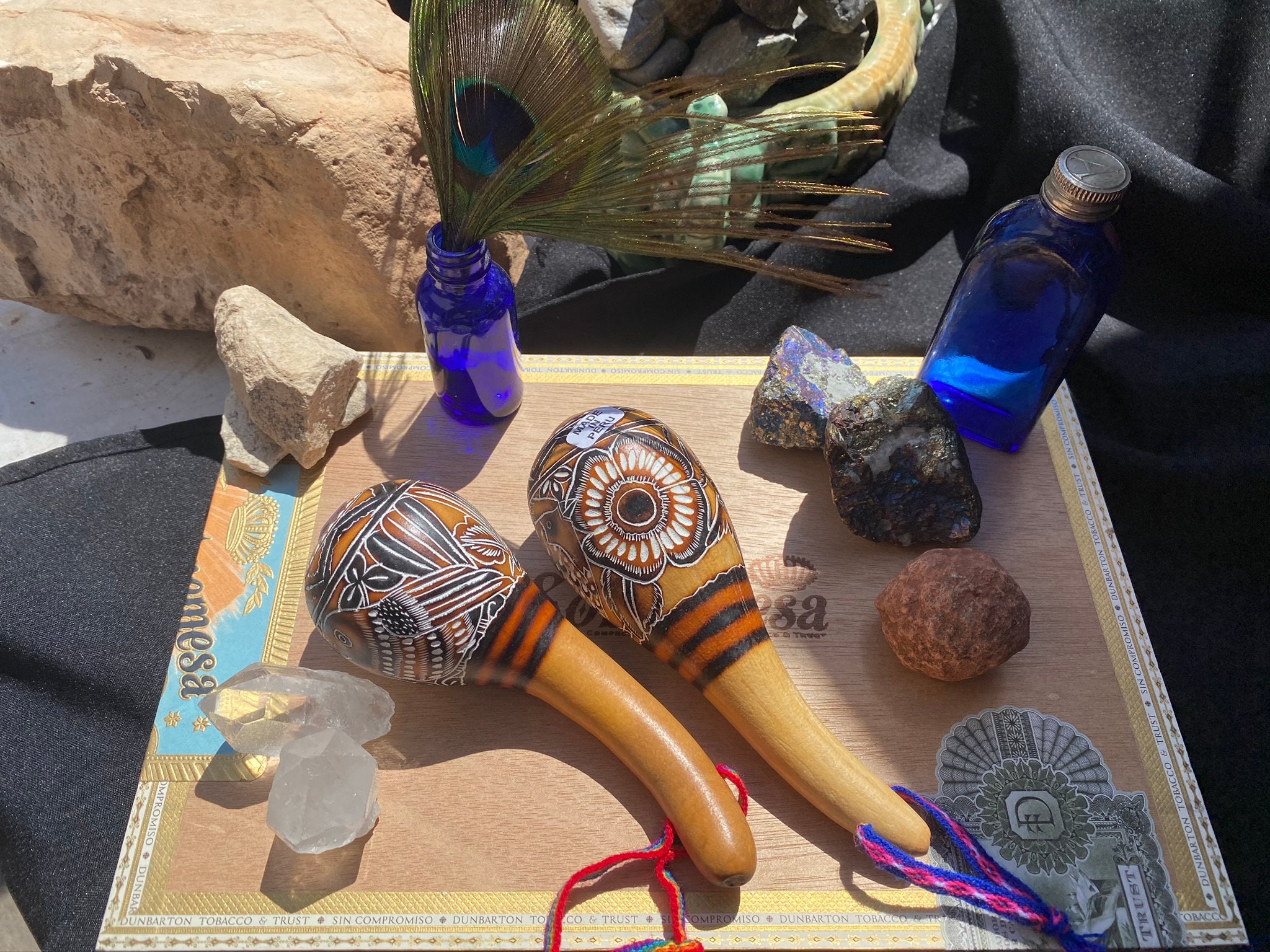 Peruvian Carved Gourd Rattle, Shamanic Healing Sound Instrument - Etsy