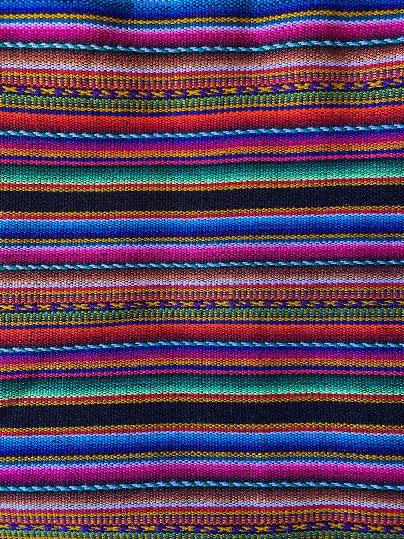 Tela peruana / ceremonial / algodón peruano / 1 yarda / aguayo - Etsy ...