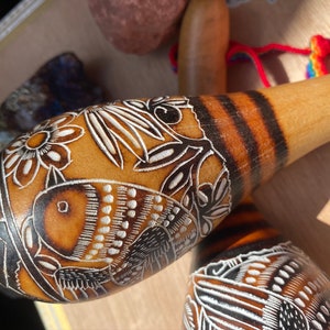Peruvian Carved Gourd Rattle/healing/shamanic/sound Healing/sound ...