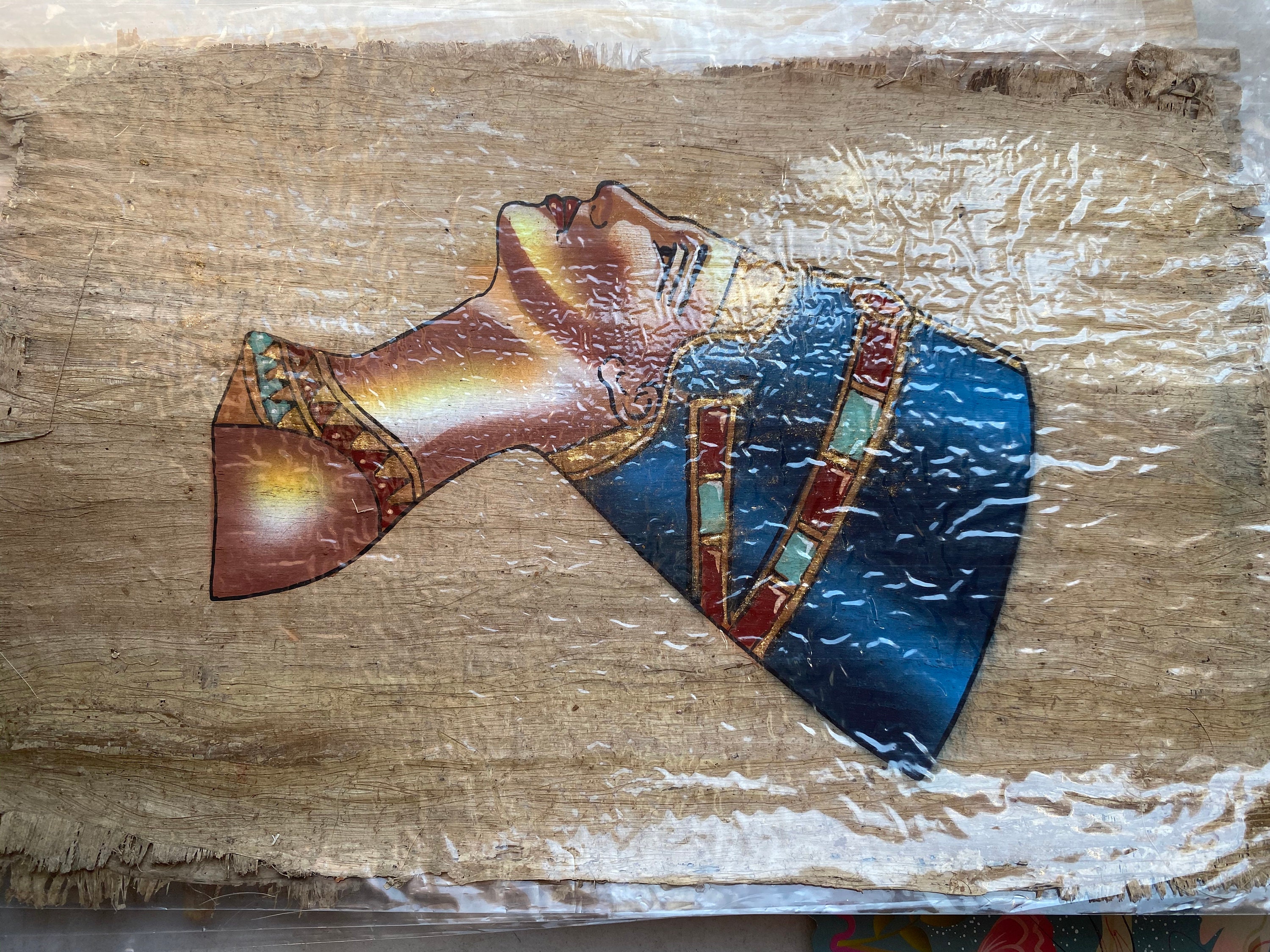 Cleopatra Papyrus Egyptian art/cultural art/ancient | Etsy