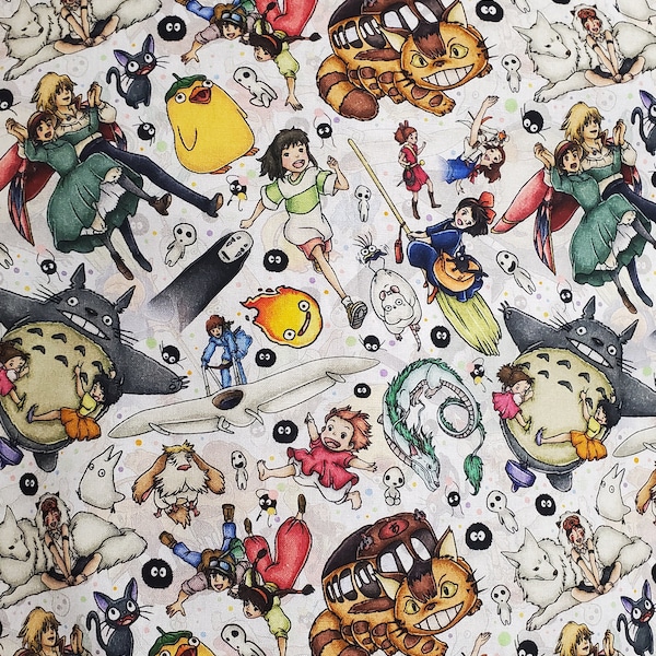 Ghibli Fabric - Etsy