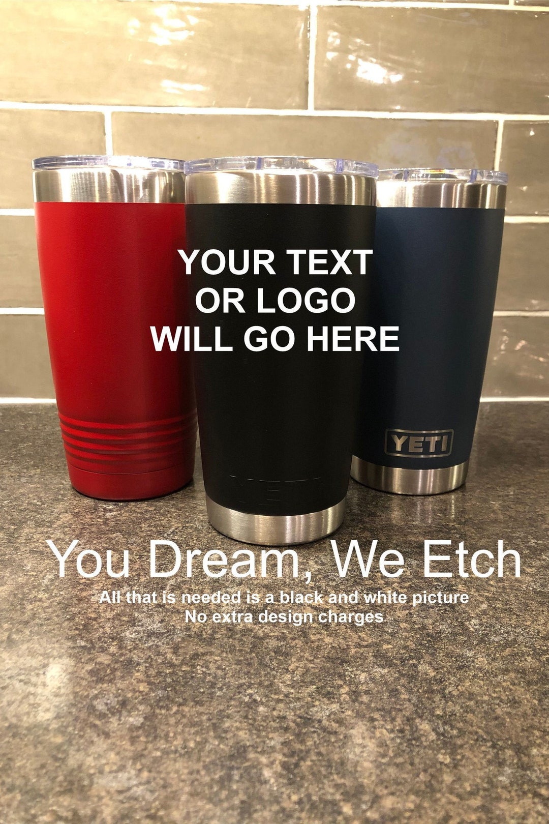 Customized 20 & 30oz. Yeti / Polar Camel Tumblers - Etsy