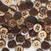 Coconut shell buttons. Fun quirky & eco friendly. Natural | Etsy