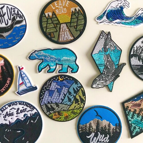 Wanderlust Adventure Patch Embroidered Travelling Badge Gap - Etsy