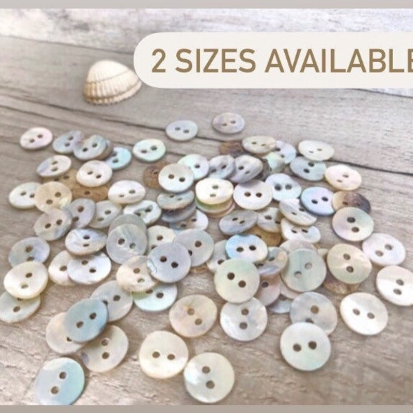 Antique Mother of Pearl Buttons - Etsy