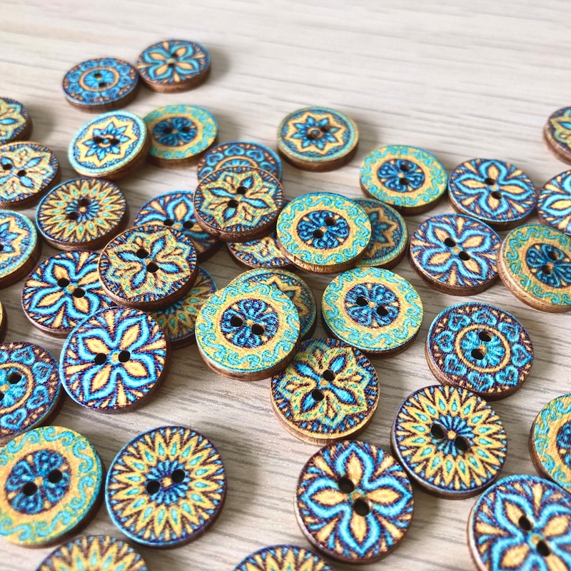Bohemian Buttons - Etsy
