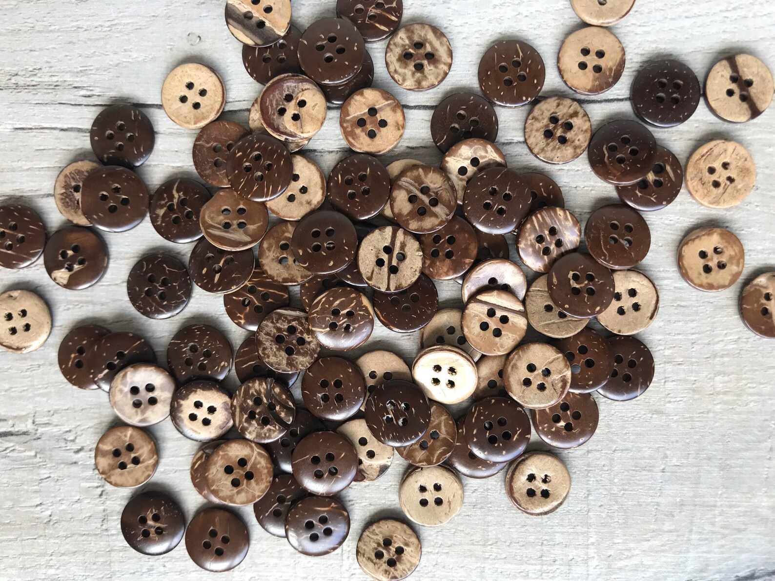 Coconut shell buttons. Fun quirky & eco friendly. Natural | Etsy