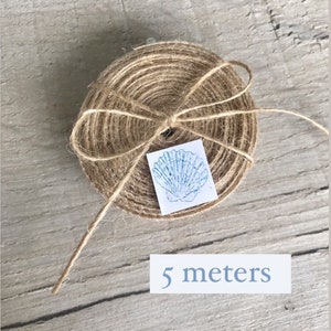 2cm Natural Hemp Ribbon Biodegradable, Burlap, Jute Compostable FREE UK ...