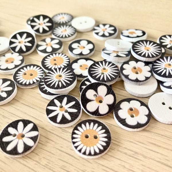 Daisy Buttons - Etsy UK