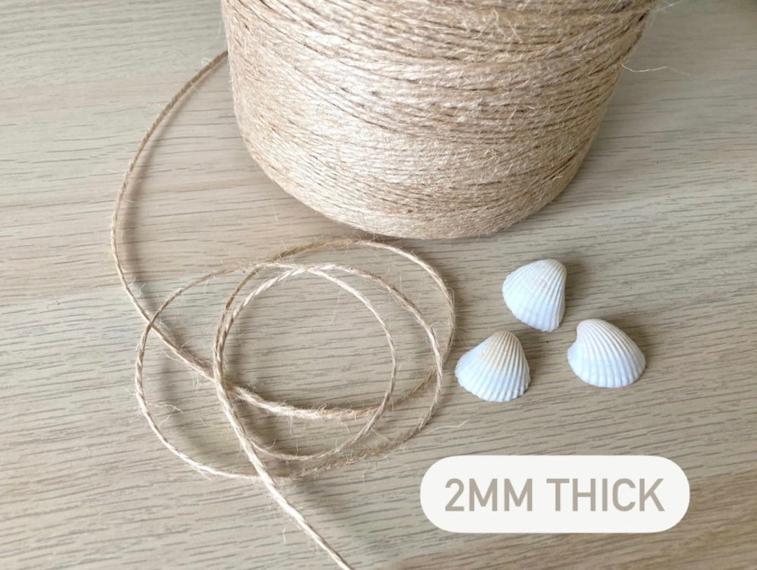 Natural Jute Twine | 2mm Sisal String for Gift Wrapping, Crafts - Etsy