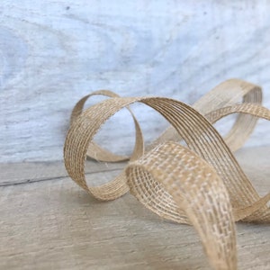 2cm Natural Hemp Ribbon Biodegradable, Burlap, Jute Compostable FREE UK ...