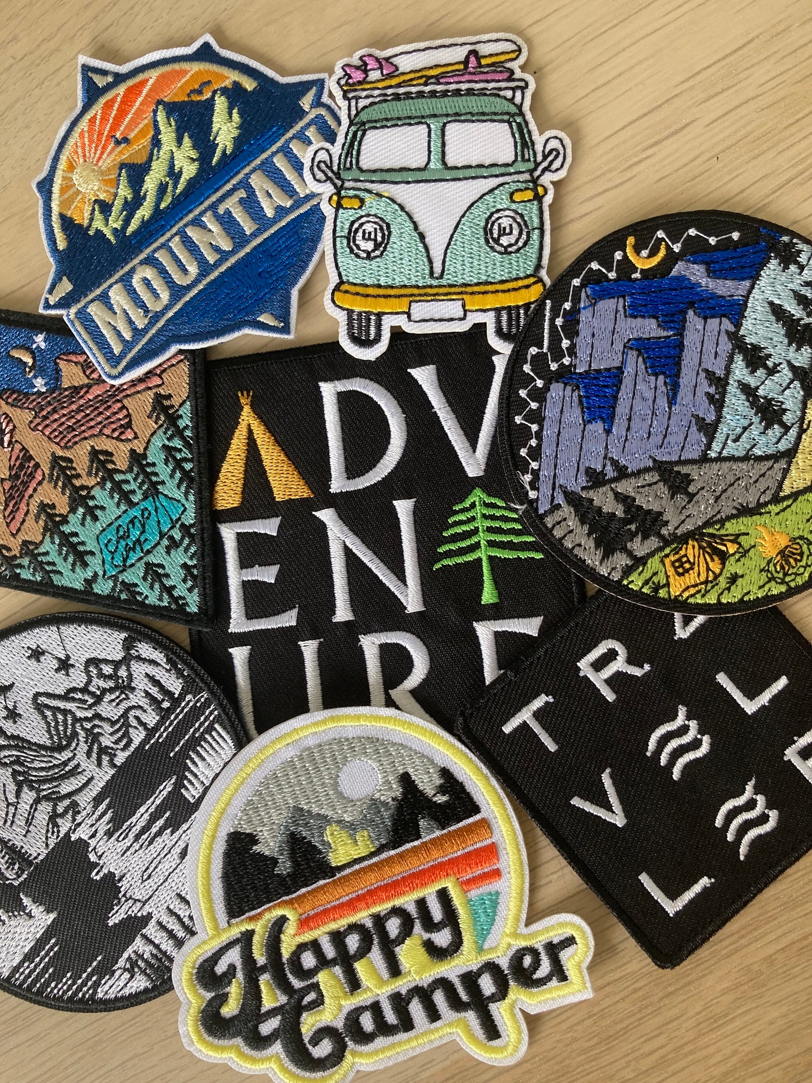 Camping Patches Backpacking Explorer Adventure Travelling - Etsy UK