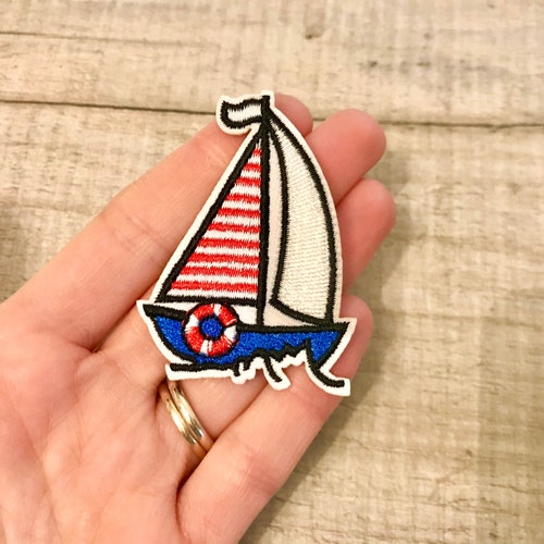 Boat Iron-on Patch Nautical Badge Maritime Badge DIY - Etsy