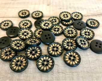 Natural Wood Buttons | Etsy UK