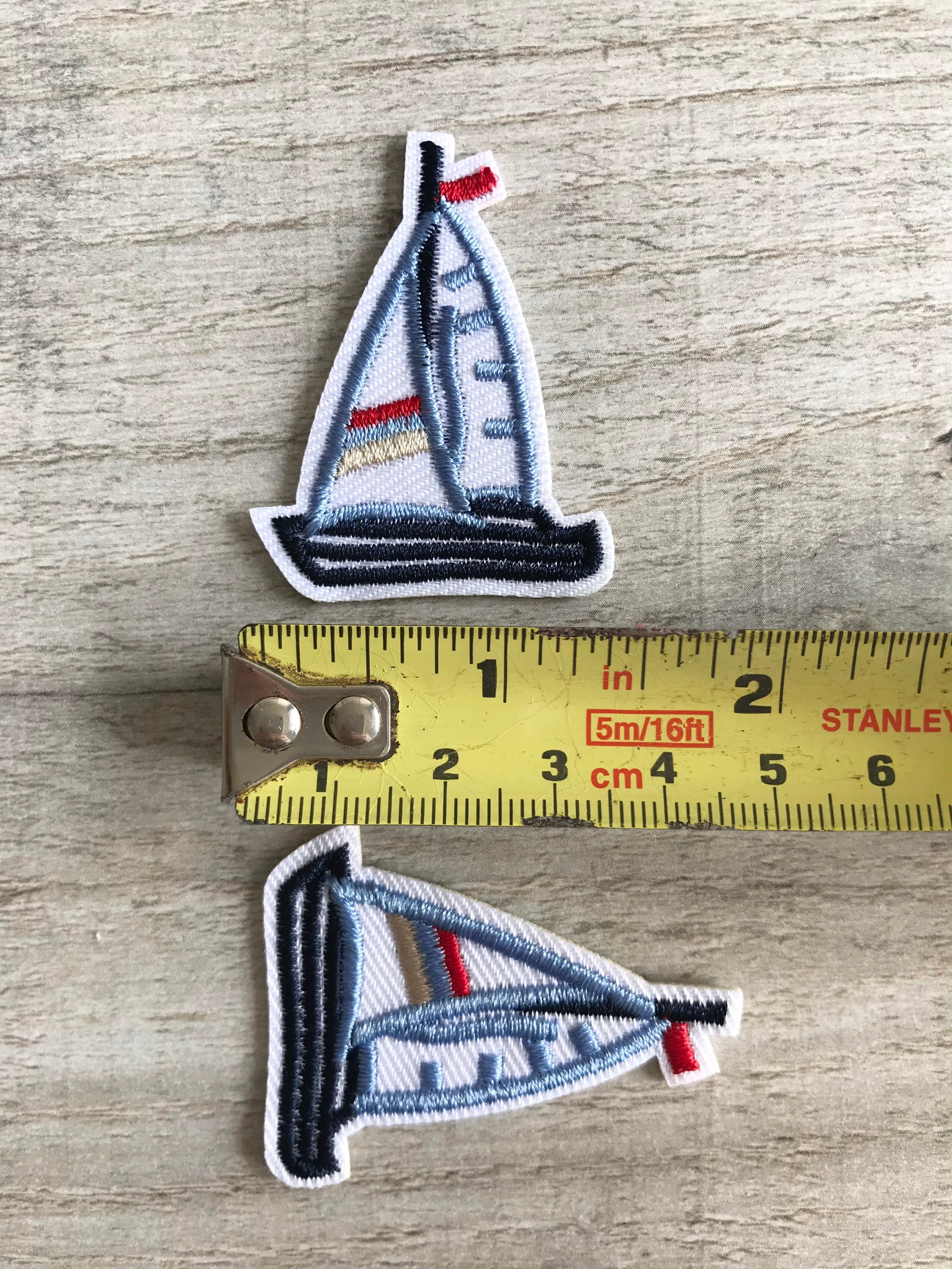 Boat Iron-on Patch Nautical Badge Maritime Badge DIY - Etsy
