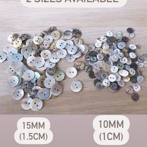 REAL MOTHER of PEARL Buttons 10mm/ 15mm | Shell Buttons | Free Delivery ...