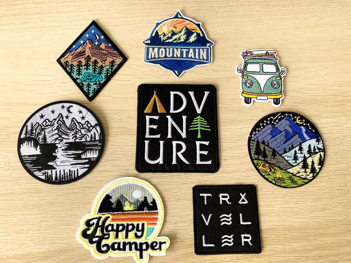 Camping Patches Backpacking Explorer Adventure Travelling - Etsy UK