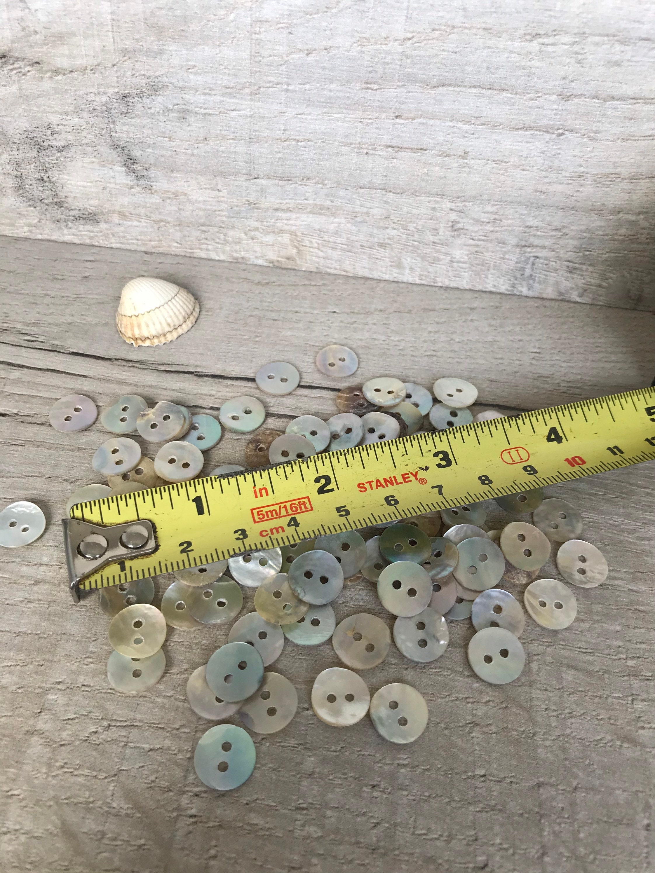 10 Shell / Mother of Pearl Buttons. 10mm Free UK Delivery | Etsy