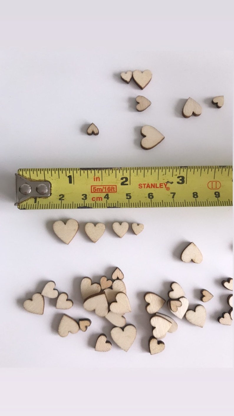 Wooden Confetti Mix Rustic Wedding Table Scatter Decoration - Etsy