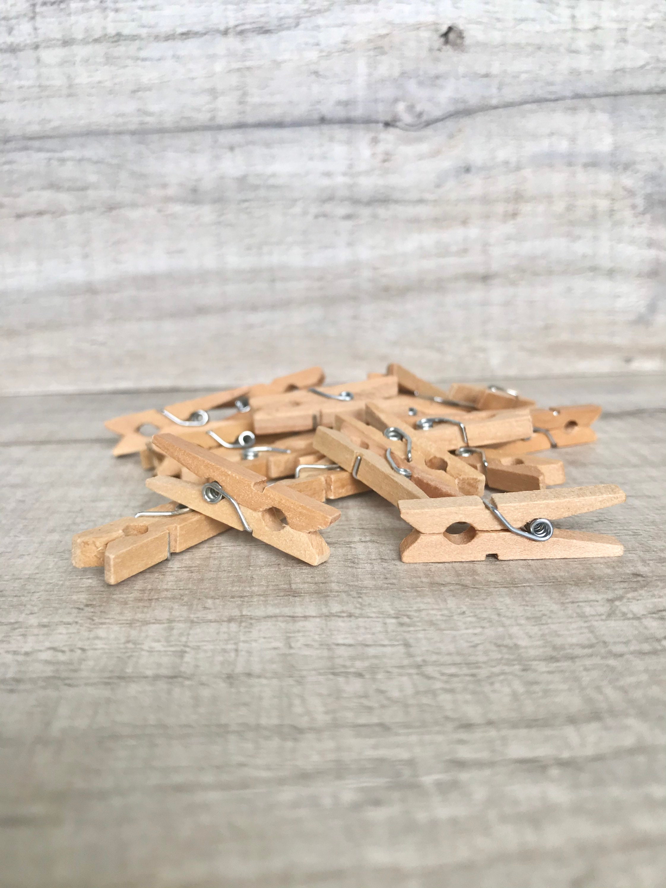 50 Mini Wooden Pegs Rustic Diy Arts and Crafts Gift Tag - Etsy Singapore
