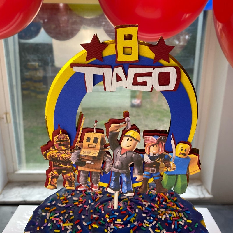 Roblox Cake Topper - Etsy