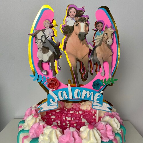 Spirit Riding Free Cake Topper - Etsy
