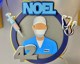 Doctor Cake Topper - Etsy