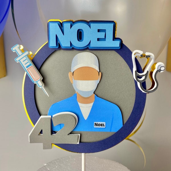 Nurse Cake Topper - Etsy