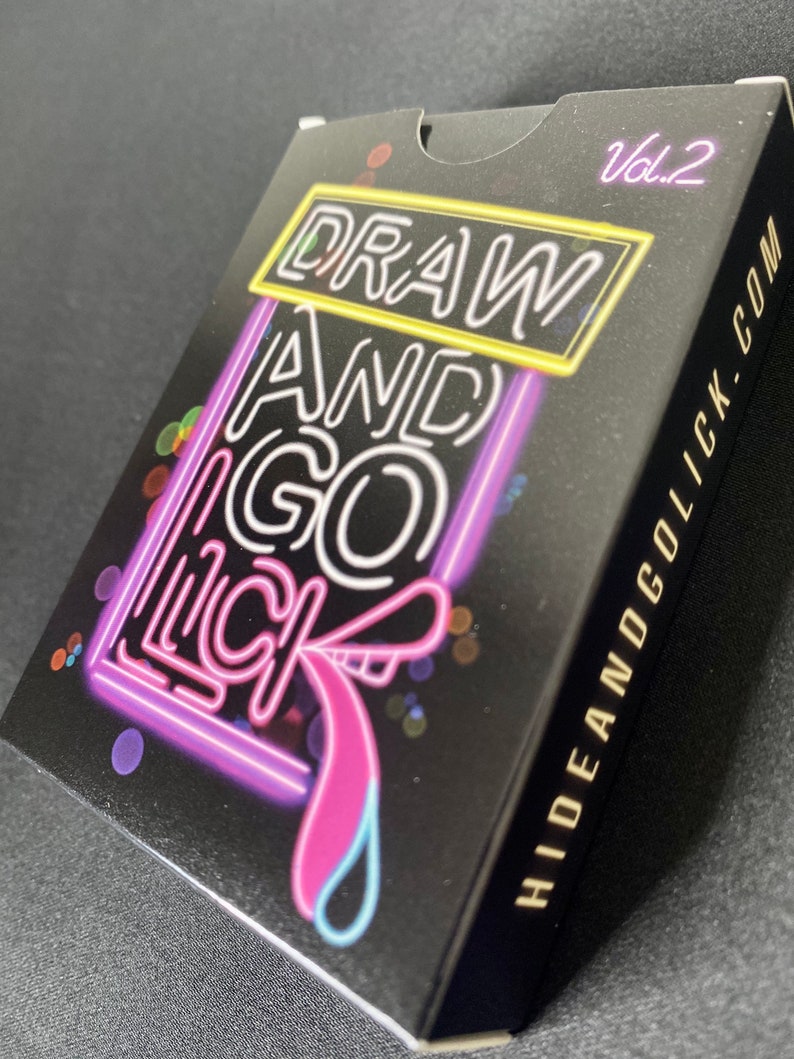 COMBO DEAL - Draw and Go Lick: Volume 1 + 2 - Adult Foreplay & Sex Card ...