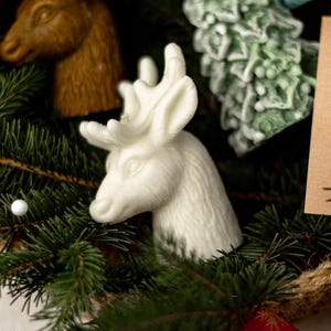 The Deer Christmas Candle - Deer Candle Home Decor - Craft Candle Deer ...