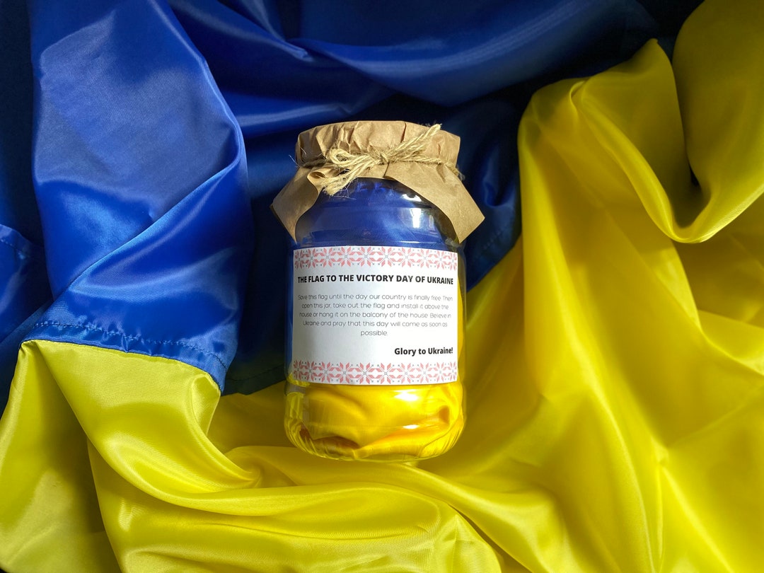 Victory Day of Ukraine Flag, Open When Victory Comes, Handmade From ...