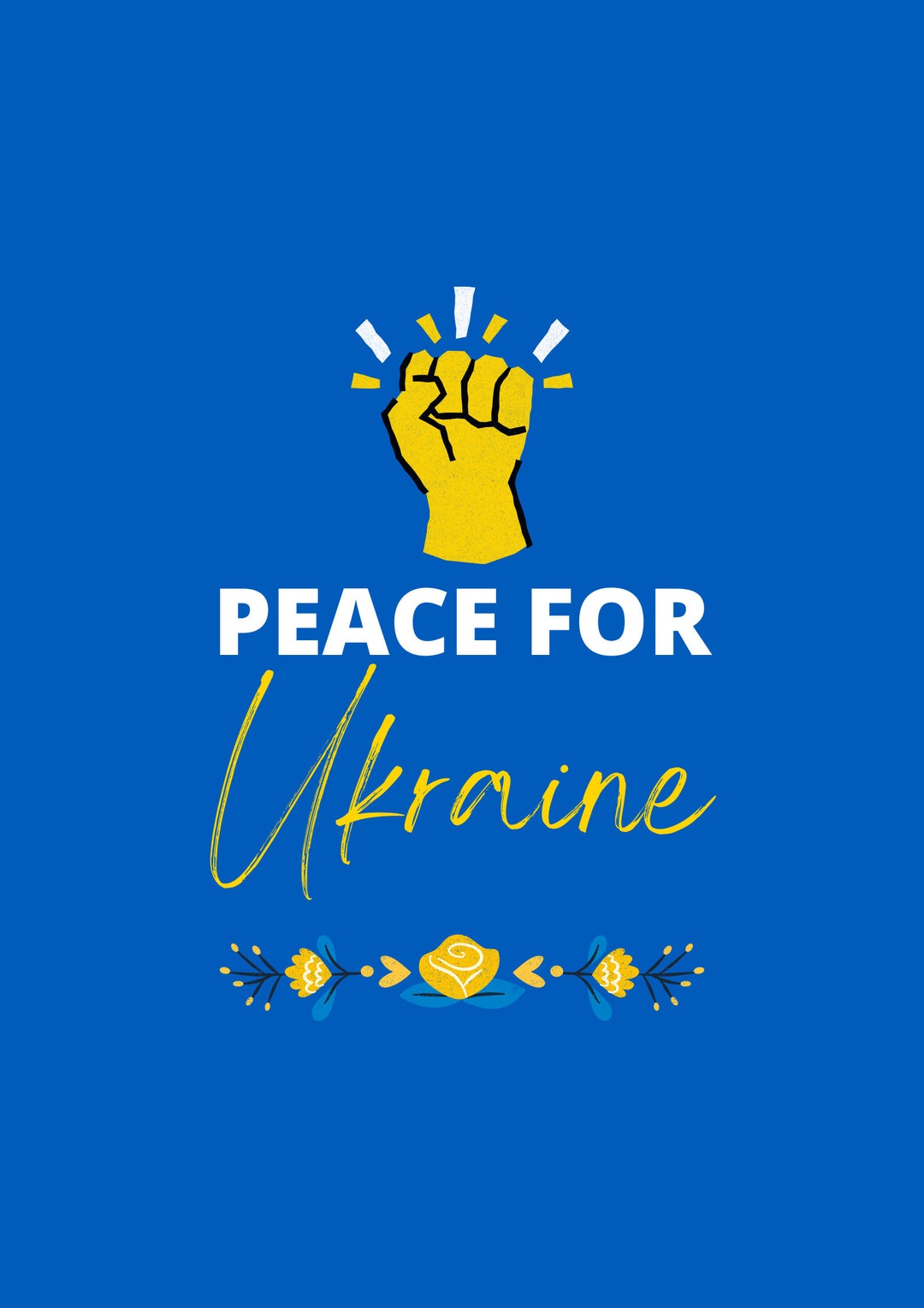 Ukrainian Digital Print. Peace for Ukrainian People. Ukrainian Shop ...