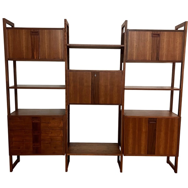 Mid Century Wall Unit - Etsy