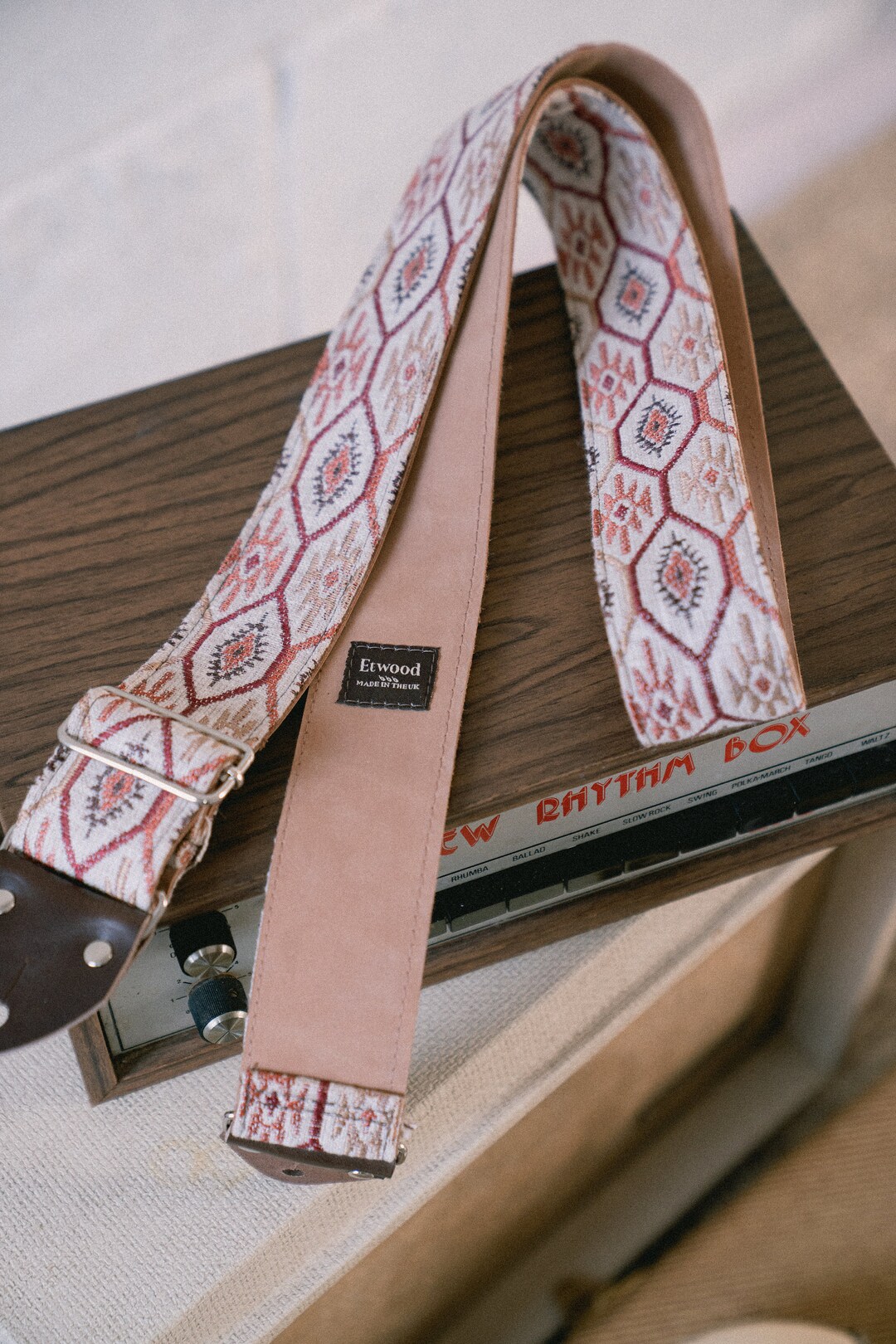 Vintage Guitar Strap / Custom Guitar Strap, Aztec Woven Design, LTD ...