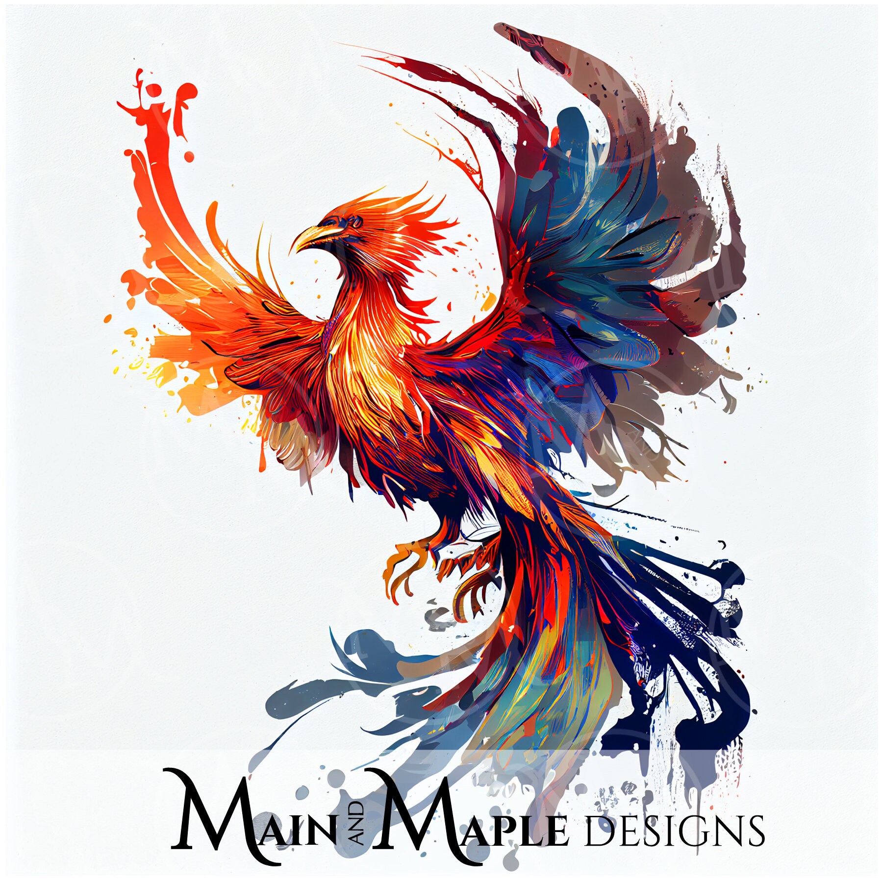 Phoenix 10 Images Clip Art Commercial Use Digital - Etsy