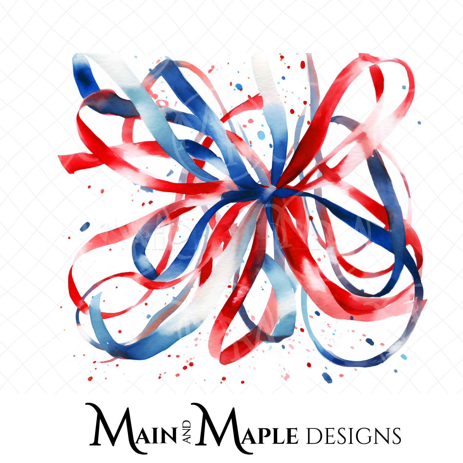 USA Patriotic Clipart 4th of July Memorial Day - Etsy