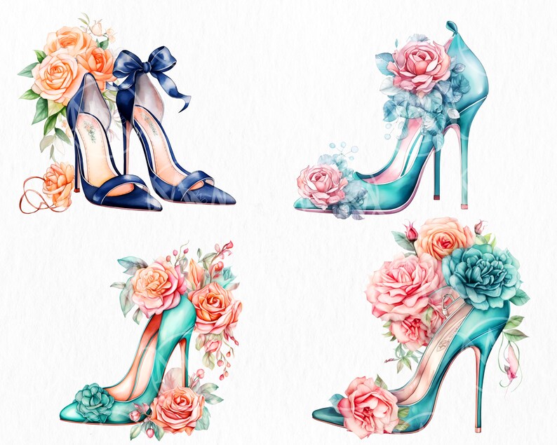 High Heel Clipart in Transparent Png Digital Files Including Commercial ...
