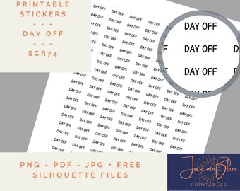 Day off Printable | Etsy