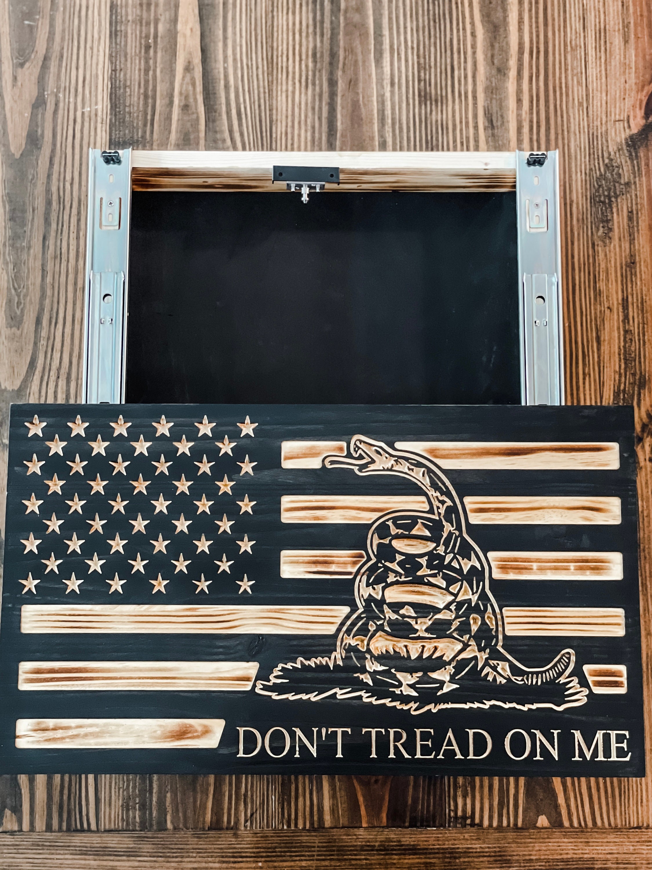 Secret Hidden Gun Storage, Concealed American Flag Case, Concealment ...