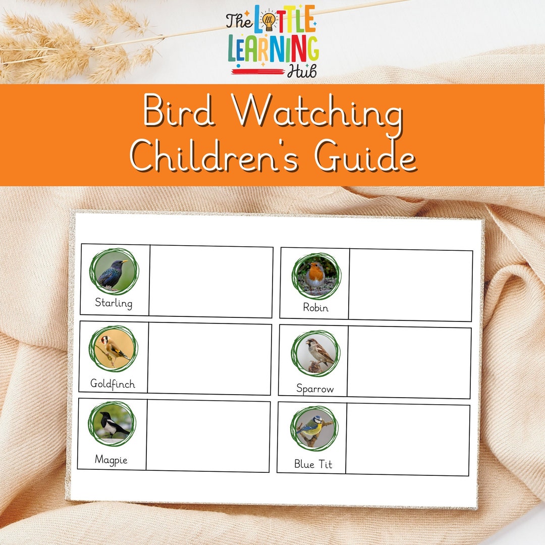 Children's Bird Watching Activity Pack - Etsy