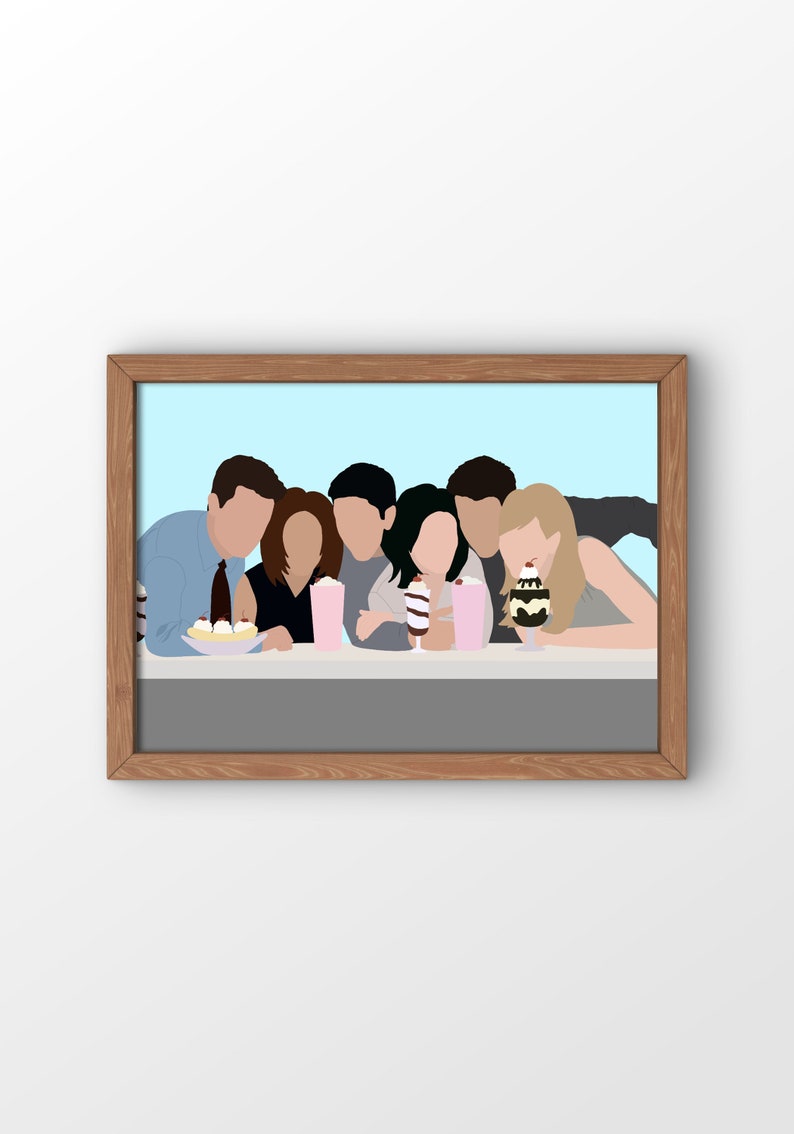 Friends TV Show Print / Friends Milkshake Poster / Printable Digital ...