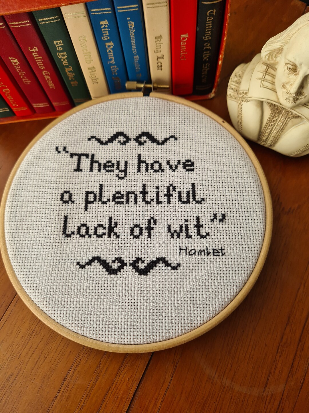 Shakespeare They Have a Plentiful Lack of Wit Cross Stitch Pattern PDF ...