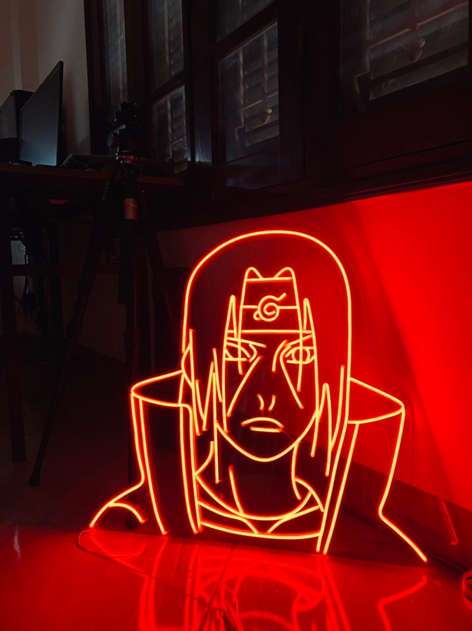 Itachi Uchiha Led Signs Itachi Uchiha Neon Led Sign | Etsy